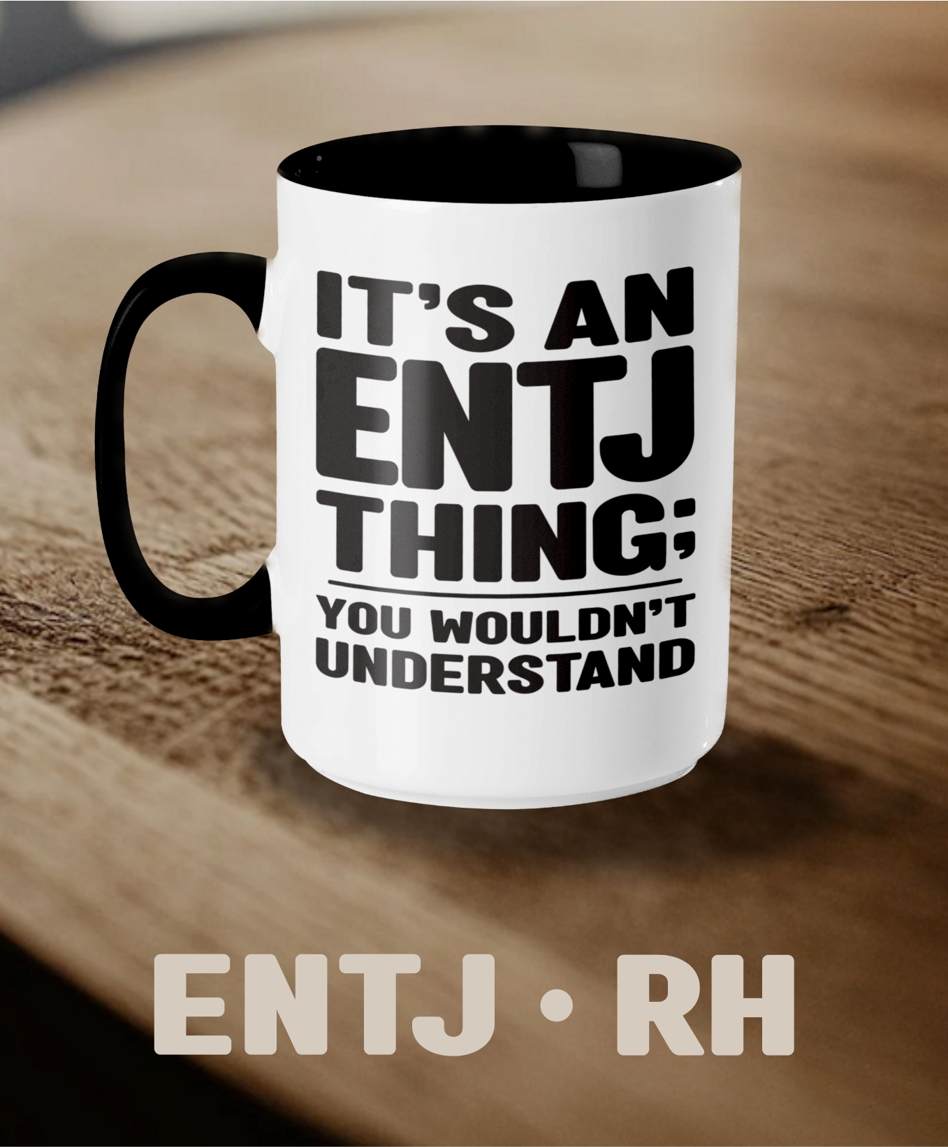 Typology Mug • ENTJ • RH – Lifeology Store